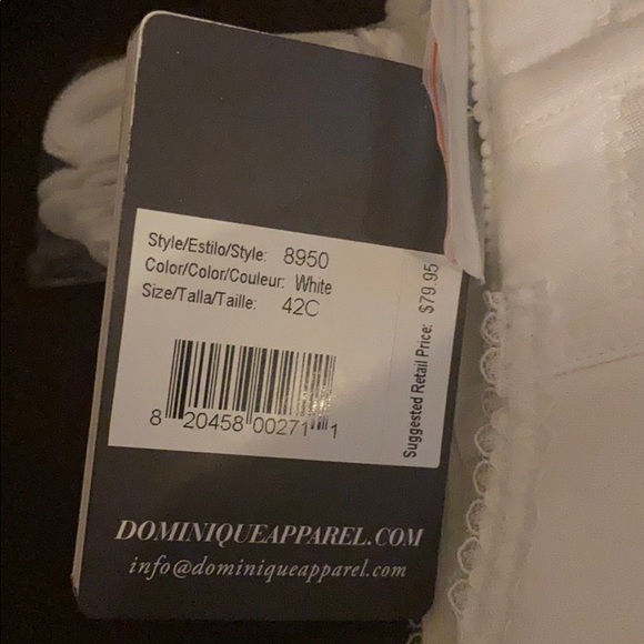 Dominique | Other | White Torsolette | Poshmark